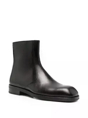 LEMAIRE Leather Ankle Boots