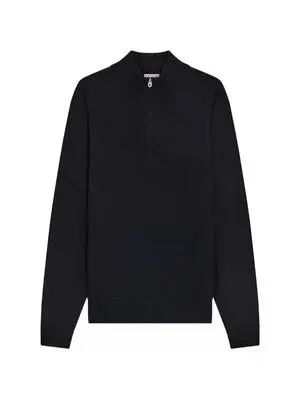 FURSAC Quarter-zip Wool Sweater - Blue