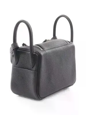 Hermès Mini Lindy Shoulder Bag - Black
