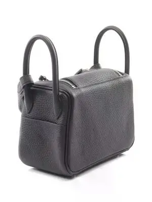 Hermès Mini Lindy Shoulder Bag - Black