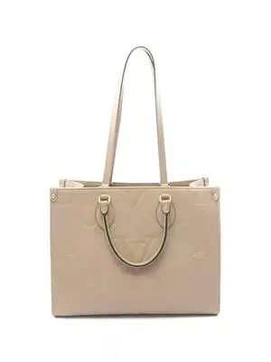 LOUIS VUITTON 2021s Mm Onthego Monogram Empreinte Tote Bag - Neutrals