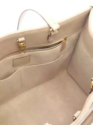 LOUIS VUITTON 2021 Onthego Mm Monogram Empreinte Tote Bag - Neutrals