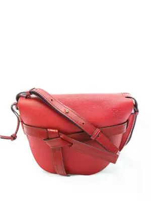 Loewe 2010s Gate Shoulder Bag - Red