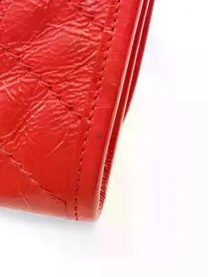 Saint Laurent 2000s Niki Chevron-quilted Wallet - Red