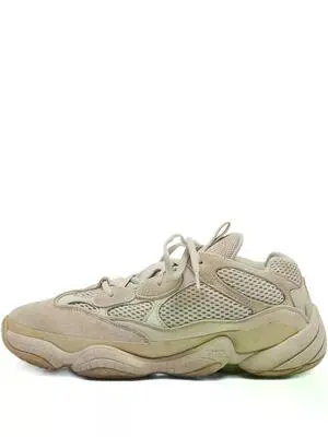 ADIDAS X YEEZY Suede Mesh Sneakers - Neutrals