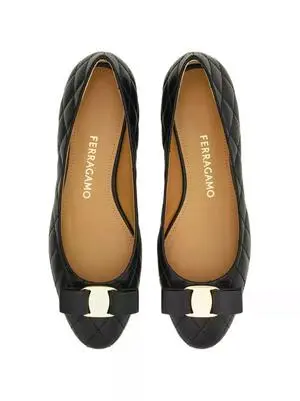 FERRAGAMO Quilted Varina Ballet Flat