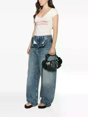 RE/DONE Coca-cola Slogan-print V-neck T-shirt