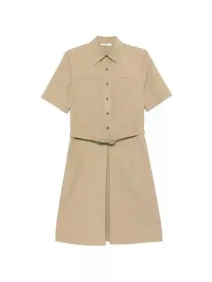 Fendi Short-sleeve Midi Dress - Neutrals