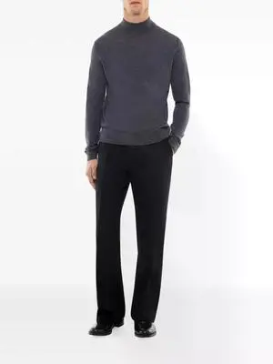 FURSAC High-neck Wool Sweater - Grey