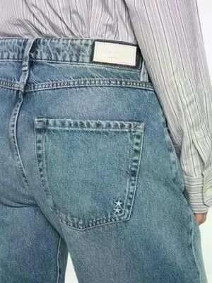 ICON DENIM LOS ANGELES Faded Wide-leg Jeans