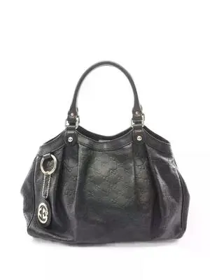 Gucci 2010s Sukey Guccissima Handbag - Black