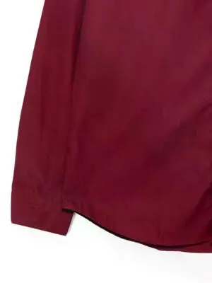 COSTUMEIN Concealed-placket Long-sleeve Shirt - Red
