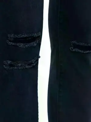 J Brand Distressed Buttoned Slim-fit Jeans