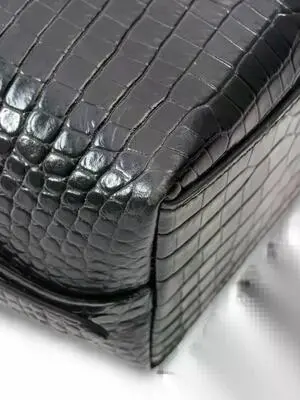 JIMMY CHOO Varenne Crocodile-embossed Mini Bag