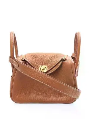 Hermès 2024 Mini Lindy Shoulder Bag - Brown