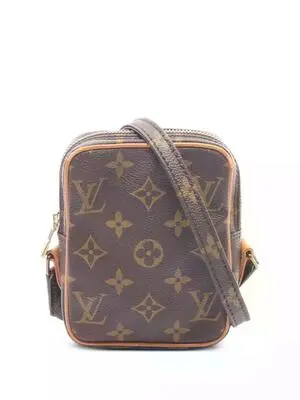LOUIS VUITTON 1989 Mini Danube Monogram Shoulder Bag - Brown