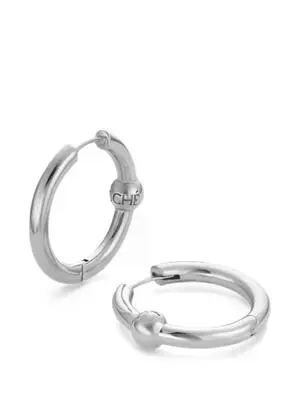 POCHE PARIS Harmony Bead-embellished Hoop Earrings