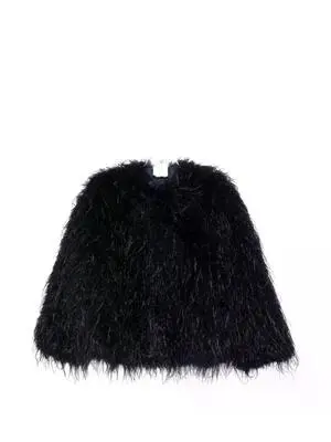 FORTE_FORTE Feather-embellished Jacket - Blue