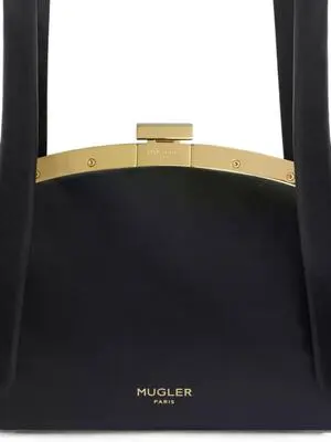 MUGLER Lua Leather Shoulder Bag