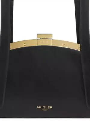 MUGLER Lua Leather Shoulder Bag