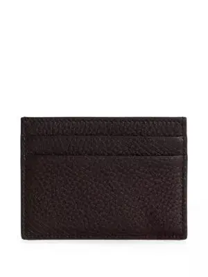 Dolce & Gabbana Calfskin Card Holder - Brown