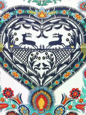 Hermès 2010s Carre 90 Decoupages Scarf