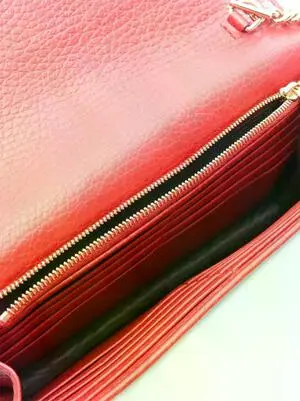 Gucci 2010s Interlocking G Wallet Bag - Red