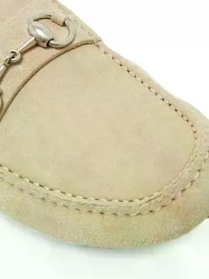 Gucci Horsebit Suede Loafers