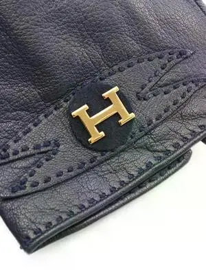 Hermès 2010s H-logo Gloves