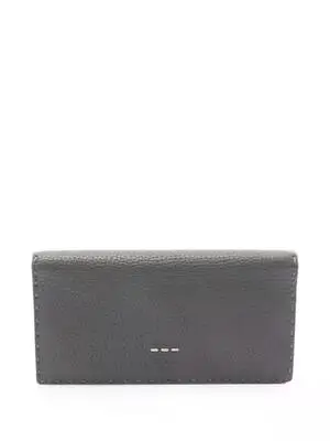 Fendi 2000s Selleria Bi-fold Wallet - Grey