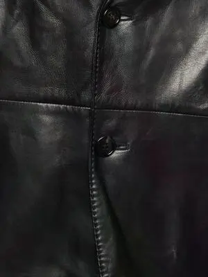 Ralph Lauren Button-up Leather Jacket