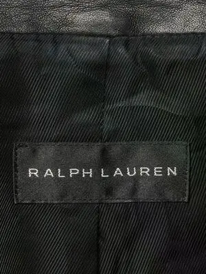 Ralph Lauren Button-up Leather Jacket