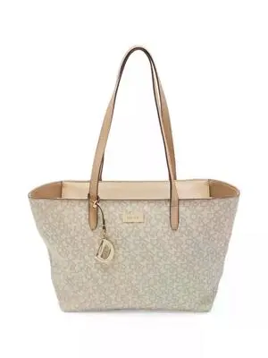 Dkny Monogram-pattern Tote Bag - Neutrals