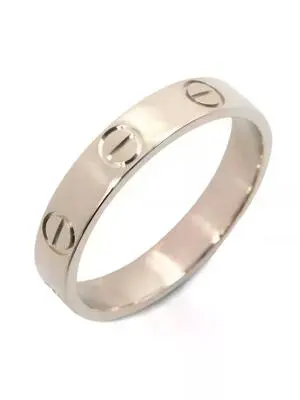 Cartier 2010s Mini Love Ring - Silver