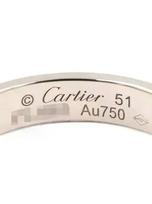 Cartier 2010s Mini Love Ring - Silver