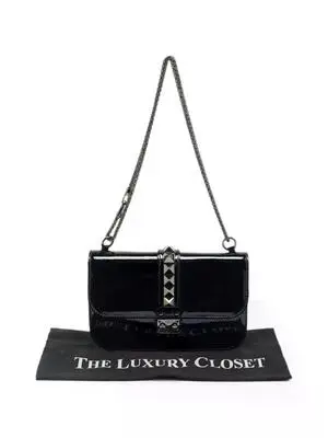 Valentino Garavani Medium Rockstud Glam Lock Shoulder Bag