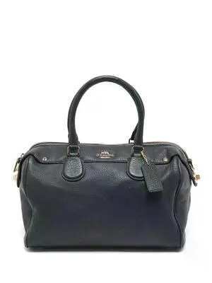 COACH VINTAGE Small Bennett Leather Satchel Bag - Blue