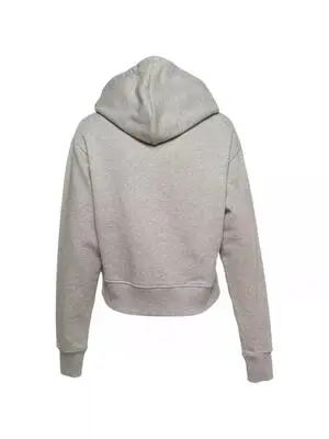 Balmain Printed Cropped Hoodie