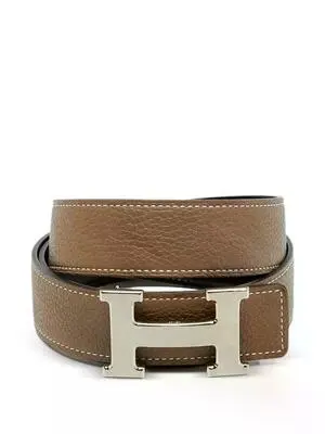 Hermès 2011 H Buckle Reversible Belt - Brown