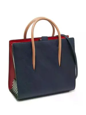 CHRISTIAN LOUBOUTIN Paloma Leather Tote Bag - Blue