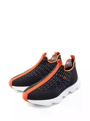 Hermès 2020s Knit Slip-on Sneakers - Black