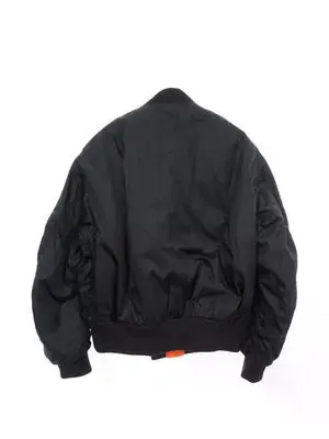 Prada Re-nylon Logo Plate Bomber Jacket
