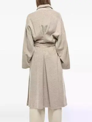SUPER BLOND Belted Mohair Coat