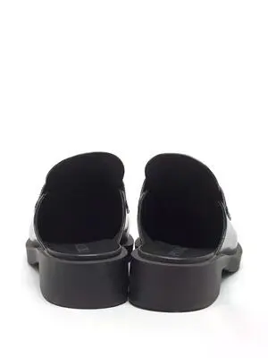 Prada Spazzolato Leather Mules