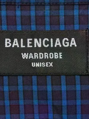 Balenciaga Plaid Button-down Shirt