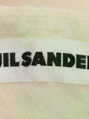 JIL SANDER Pleated Canvas Trousers