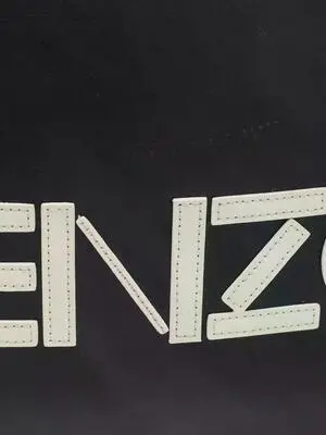 Kenzo Logo-print Leather Pouch