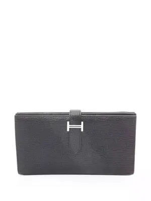Hermès 2023 Béarn Soufflé Bi-fold Wallet - Black
