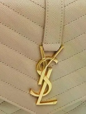 Saint Laurent 2023 Envelope Mix Matelassé Clutch Bag