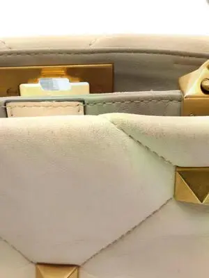 Valentino Garavani 2000s Small Roman Stud Tote Bag